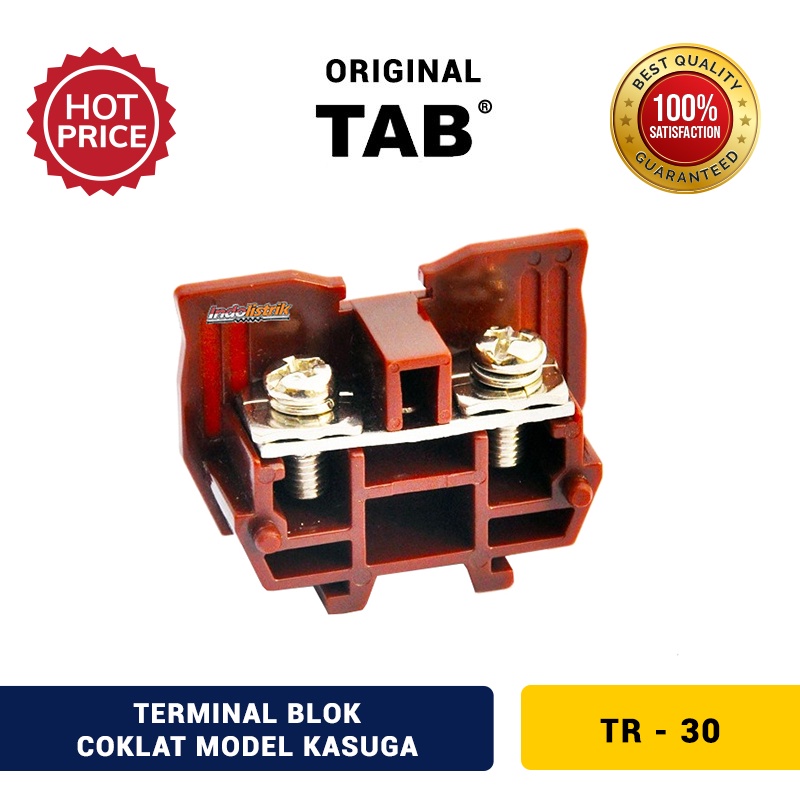 Terminal Block/TR 30 TAB Cable Block (Case model) - Chocolate | Shopee ...