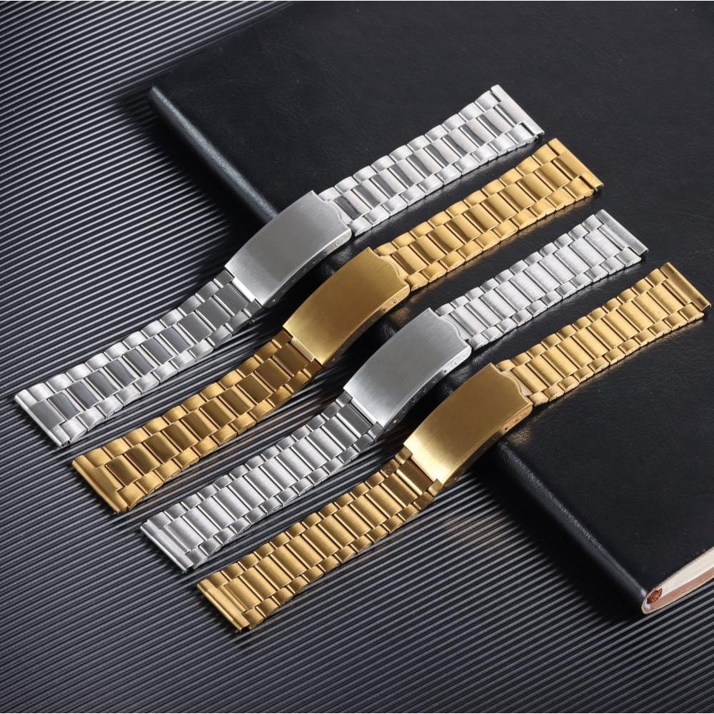 Stainless Steel Watch Band 14mm 18mm 20mm Stainless Steel Watch Strap ...