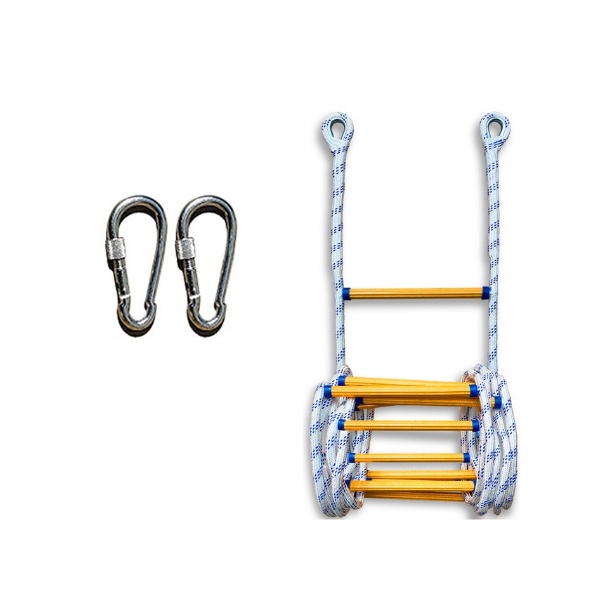 Rope Ladder Escape Ladder Home Lifeline Ladder Outdoor Safety First Aid ...