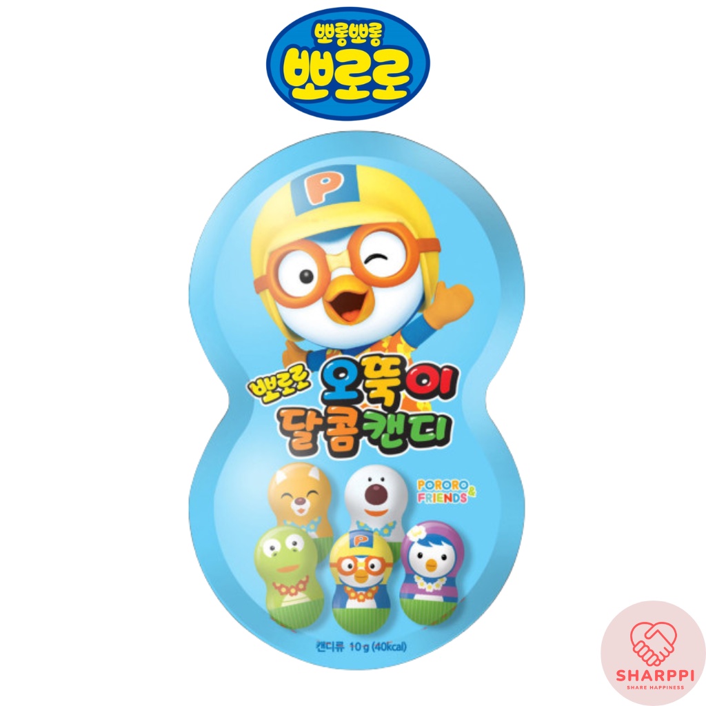 Pororo Roly Poly with Candy 10g 1pack 13 Kinds Random Christmas Gifts ...