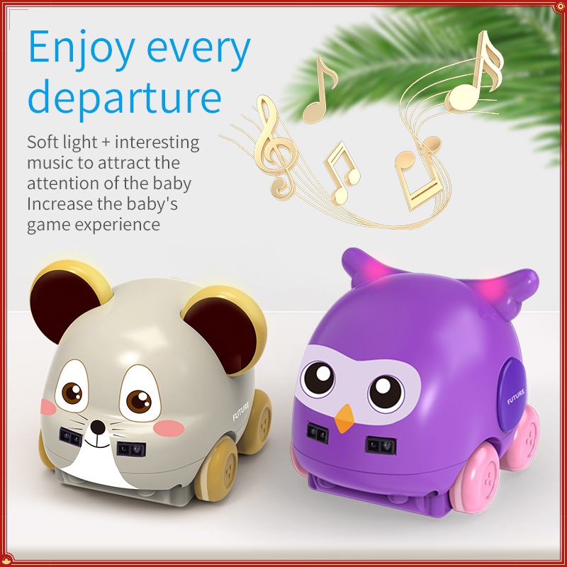 Cartoon Follow-Up Obstacle Avoidance Car New Style Mouse Owl Gesture ...