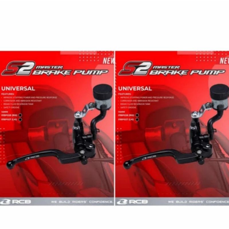 Rcb S2 BLACK SERIES Brake MASTER SET 14MM RADIAL Left Right UNIVERSAL ...