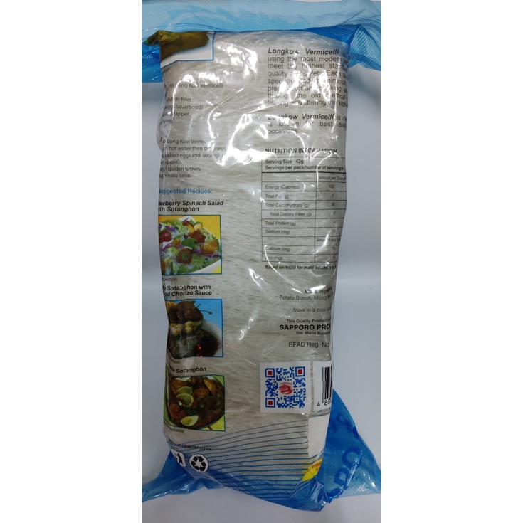 ORIGINAL SAPPORO Long Kow Vermicelli Sotanghon | Shopee Philippines