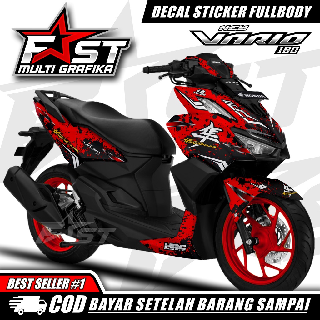 Newest Decal Vario New 160 2022 Sticker Honda Vario 160 Decal Sticker ...