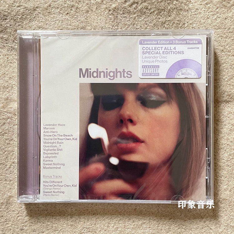 Midnights Taylor Swift New Album CD Deluxe Edition 16 Songs | Shopee ...