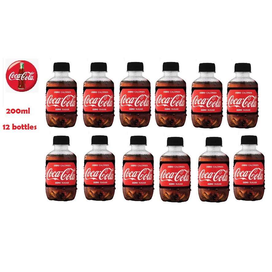 Coke Zero Swakto (200ml x 12 Bottles) | Shopee Philippines