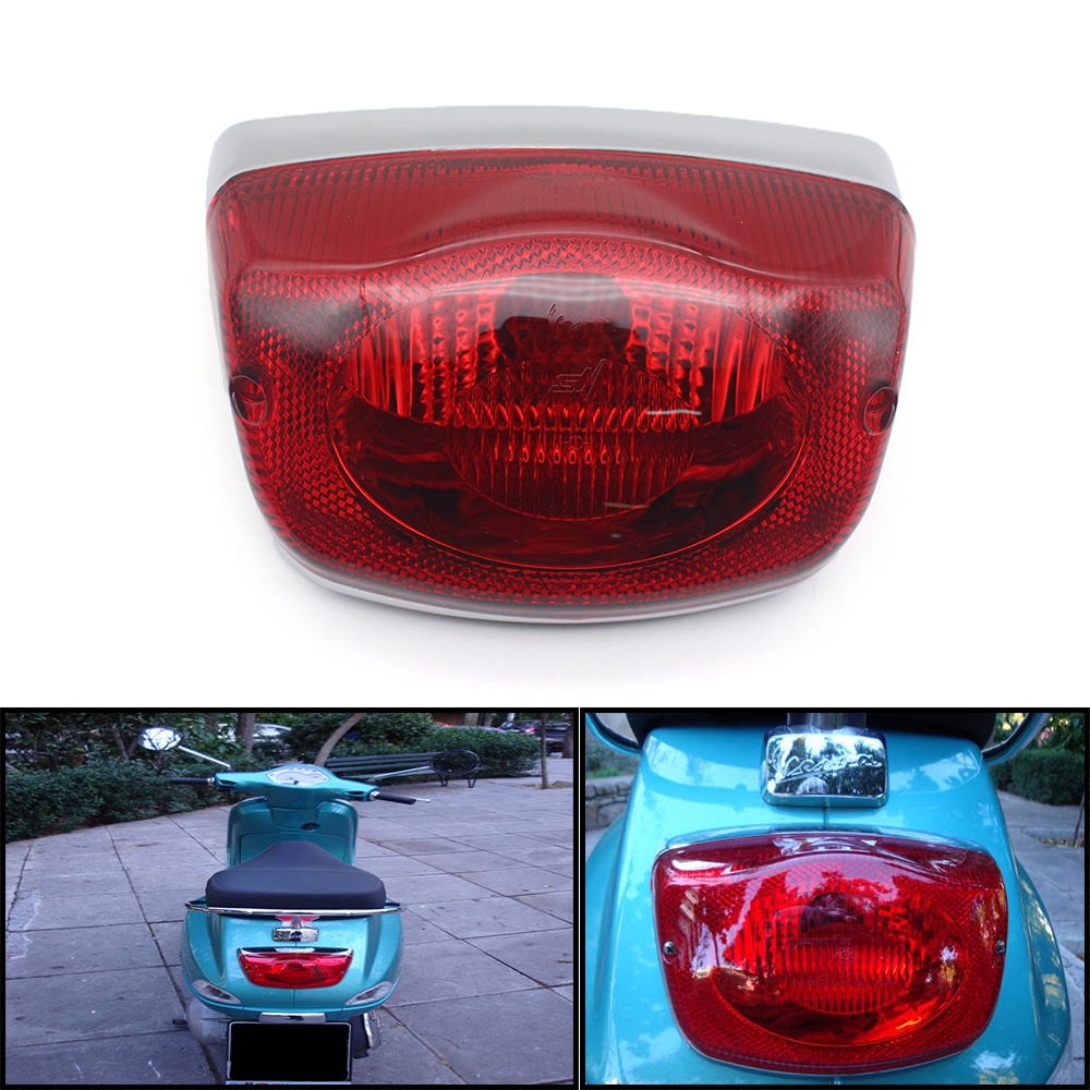 Motorcycle Rear Tail Light Brake Blinker for PIAGGIO LX 125 Vespa LX Ie ...