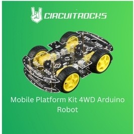 Circuitrocks Mobile Platform Kit 4WD Arduino Robot | Shopee Philippines