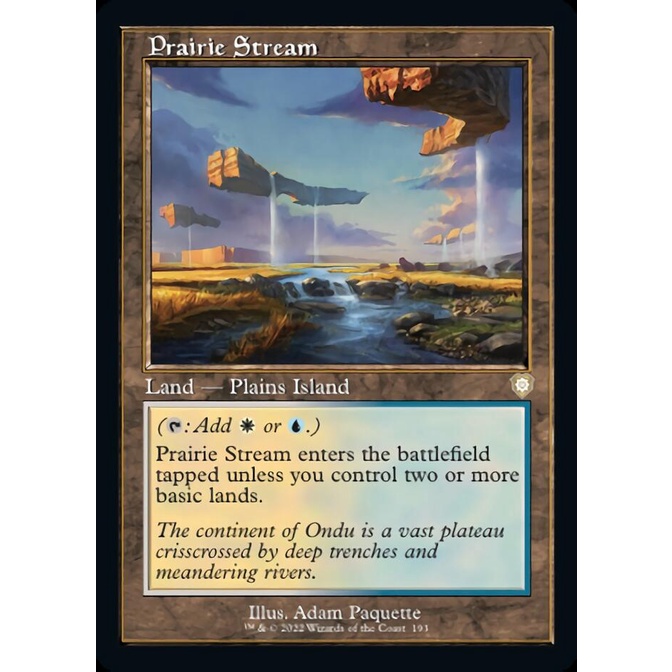 Magic the Gathering | Prairie Stream | Shopee Philippines