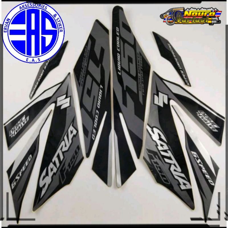 Suzuki Satria Fu f 150 led 2016 black injection motorbike sticker ...