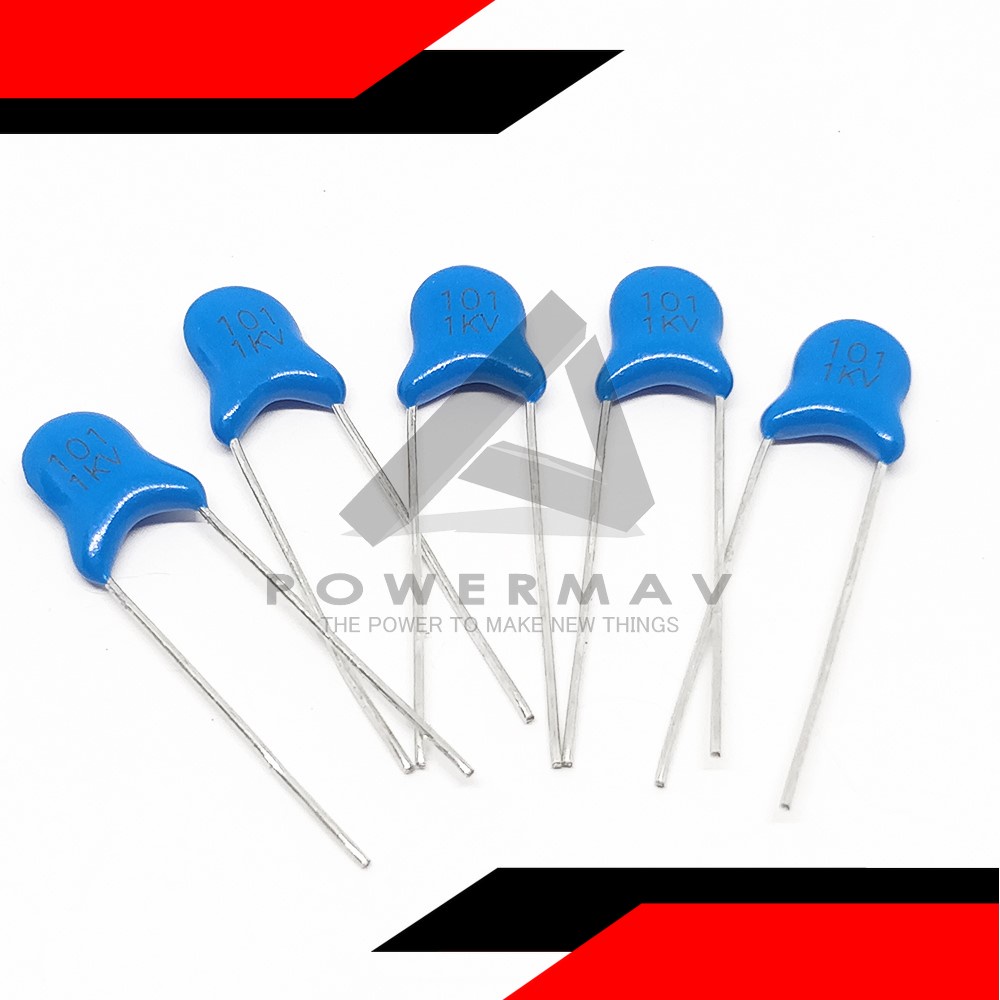 5pcs original 100pf 1kv ceramic capacitor High Voltage 1000V 101 1k ...
