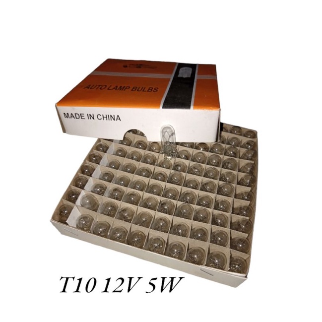 Peanut Bulb Ordinary (Auto Lamp Bulb) T10 12V 5W | Shopee Philippines