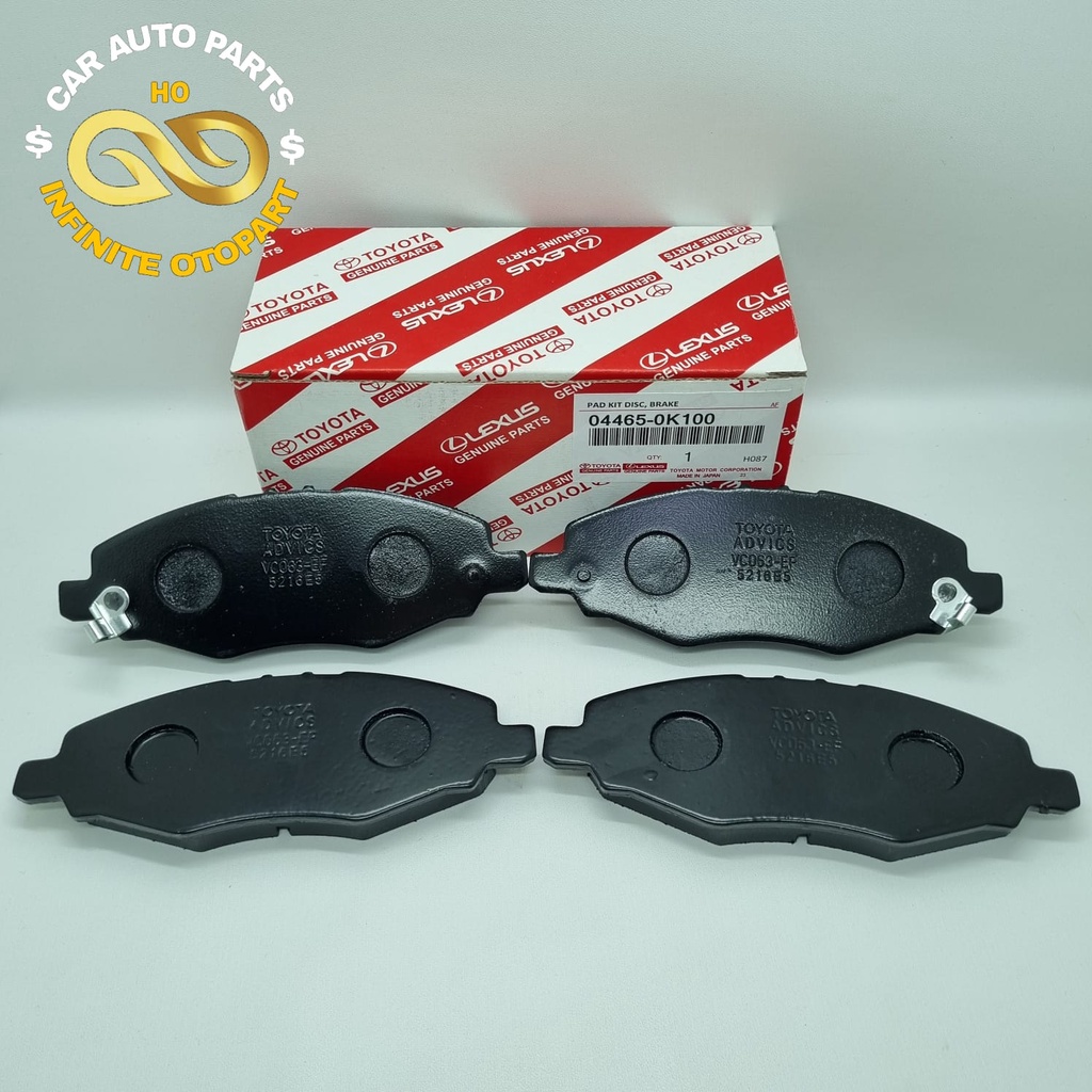 BRAKE PAD FRONT BRAKE PADS TOYOTA INNOVA OLD INOVA OLD 2004-2015 04465-0K100 | Shopee Philippines