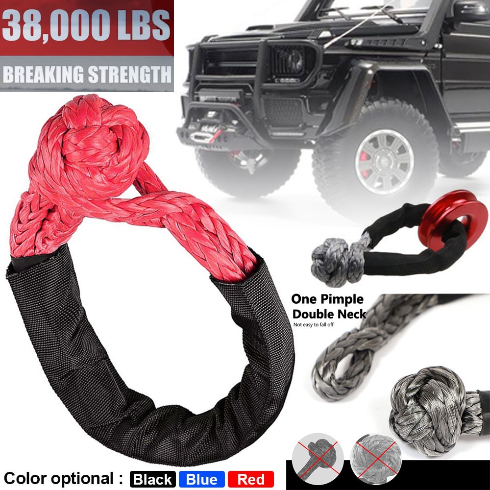 38000 Lbs Knot Rope Soft Shackle Off Road Self Rescue Trailer Rescue ...