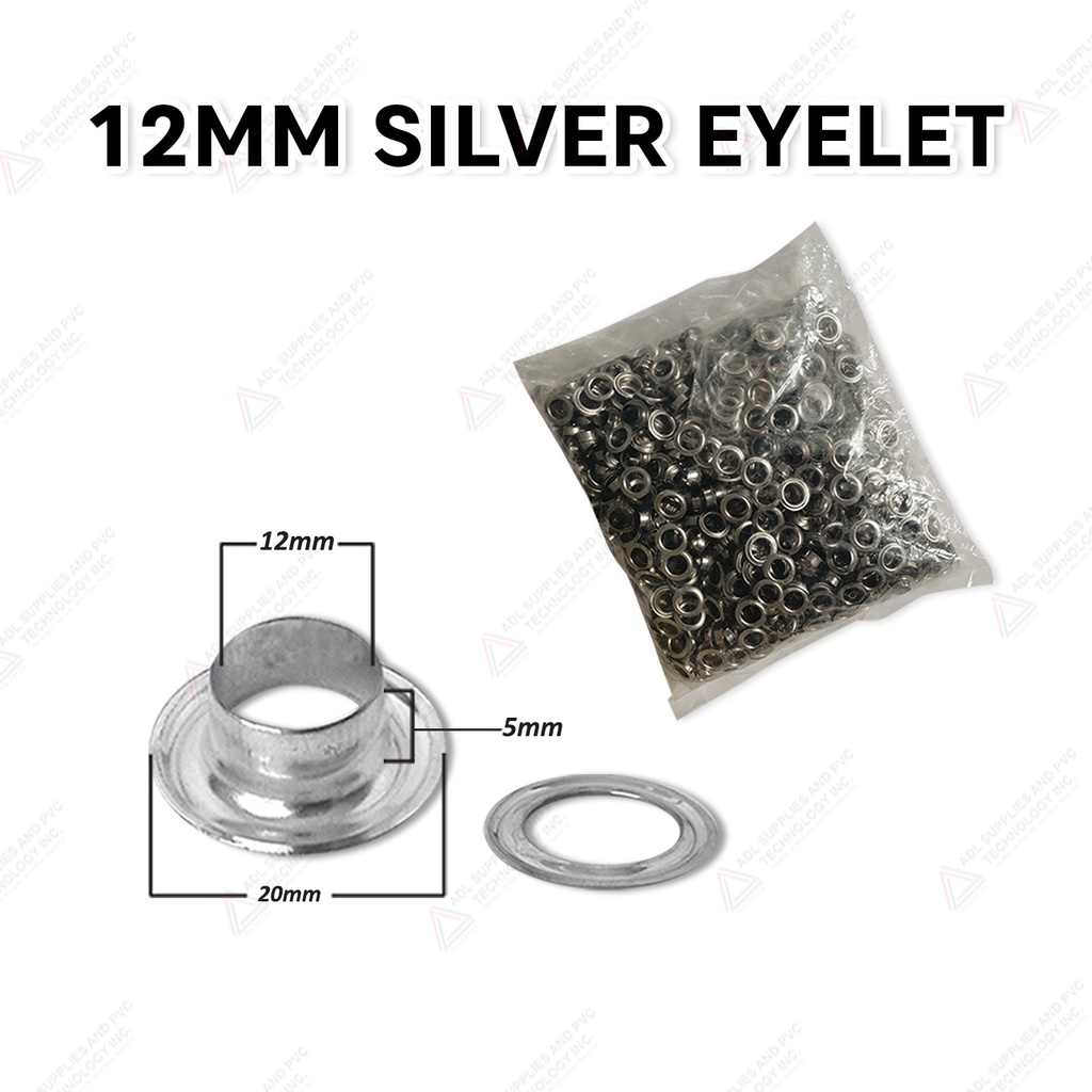 PREMIUM GROMMET EYELET #TARPAULIN EYELET 5MM 10MM 12MM 1,000PCS/PACK ...