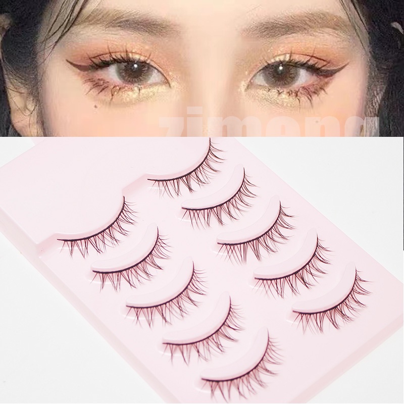 (Ready Stock )5pairs 3D Fairy Princess Comics Eyelashes Lashs Natural ...