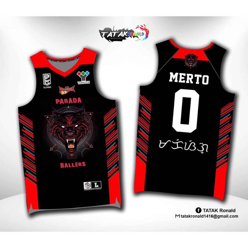 TATAK RONALD Full Sublimation Parada Ballers Design Jersey | Shopee ...