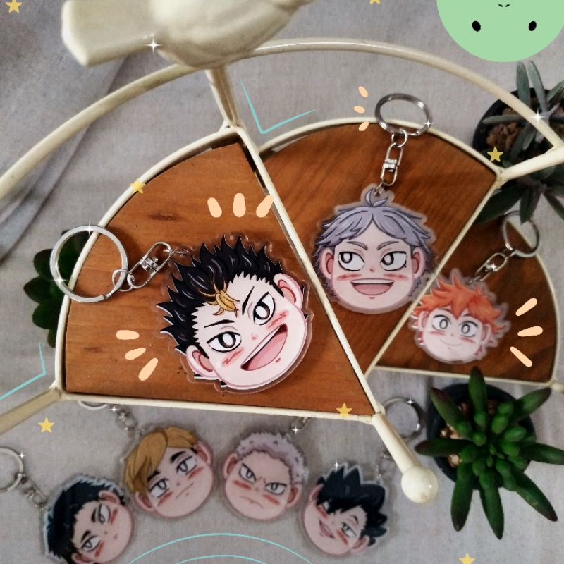 STOCK HAIKYUU KEYCHAIN | Shopee Philippines