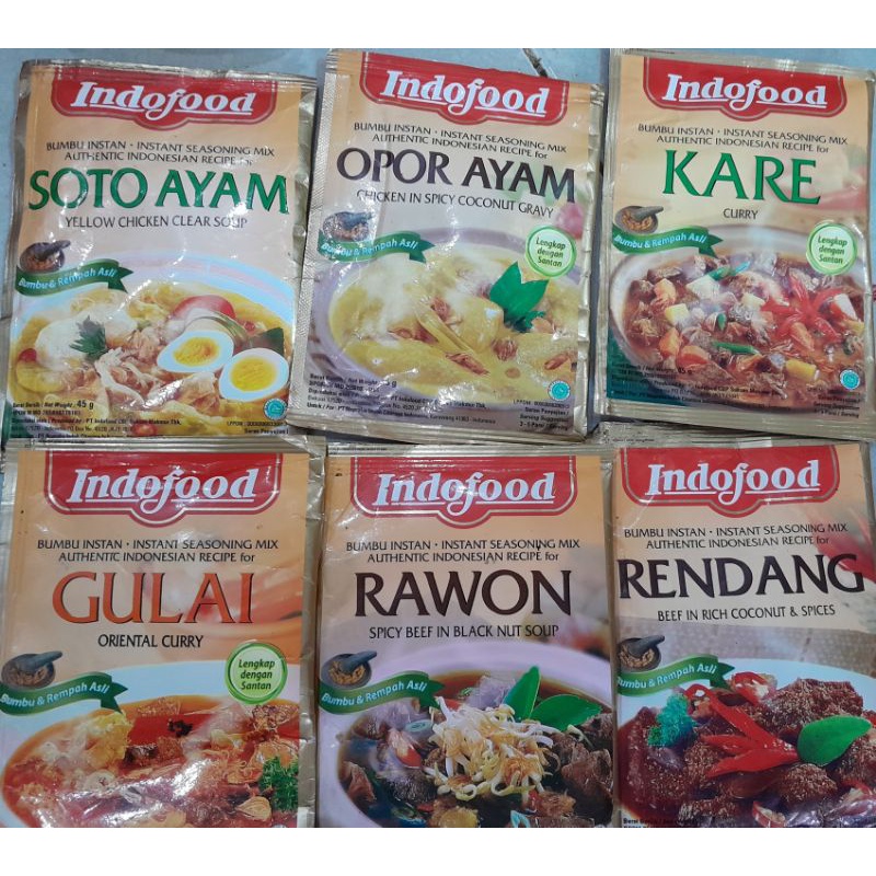 Indofood Instant Seasoning ALL Variants | Shopee Philippines