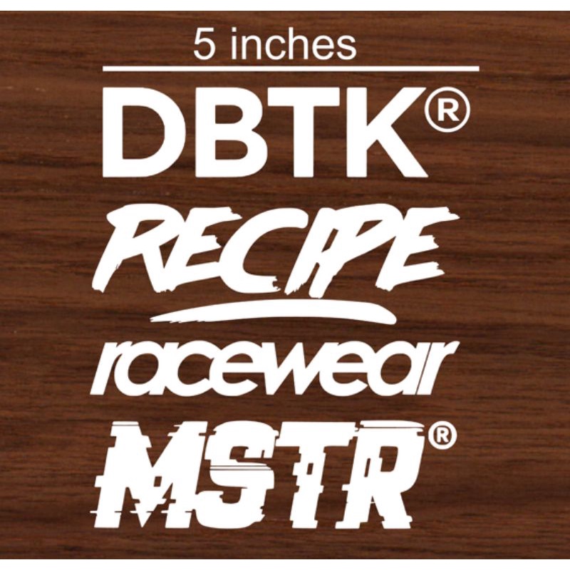 Cut Out Sticker Vinyl Sticker Waterproof High Quality Sticker | Shopee ...