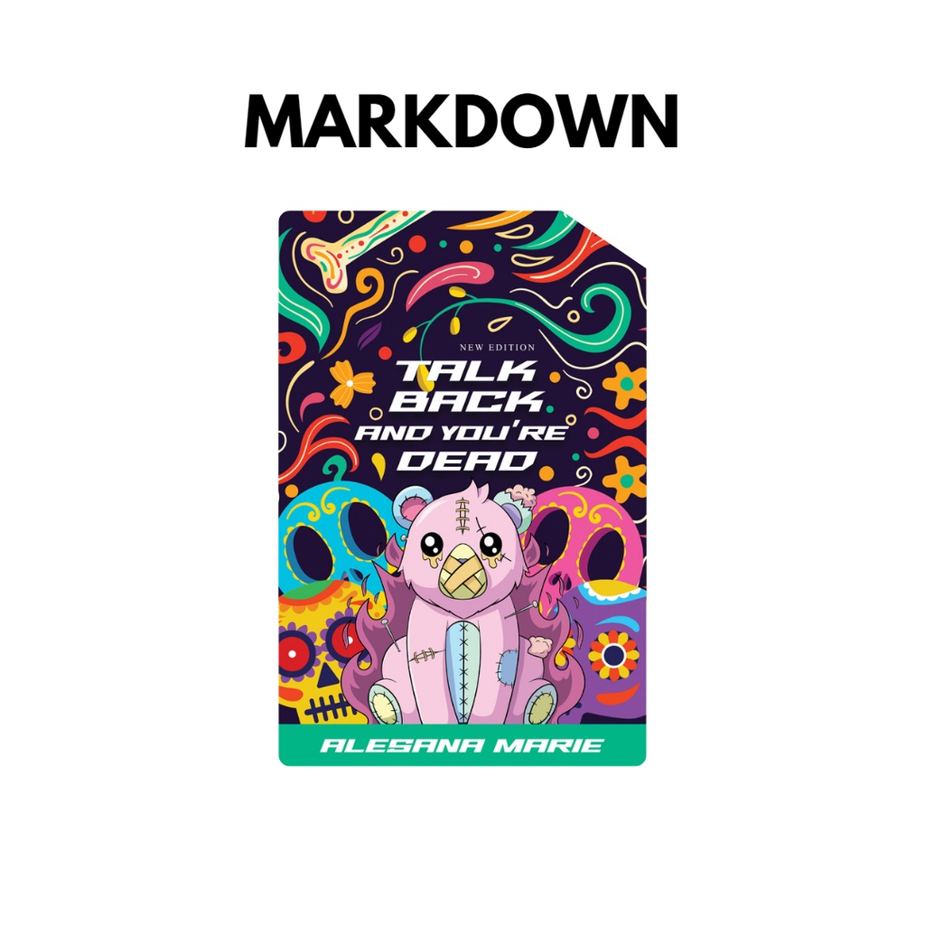 MARKDOWN - Talk Back and You're Dead COMPLETE | Shopee Philippines