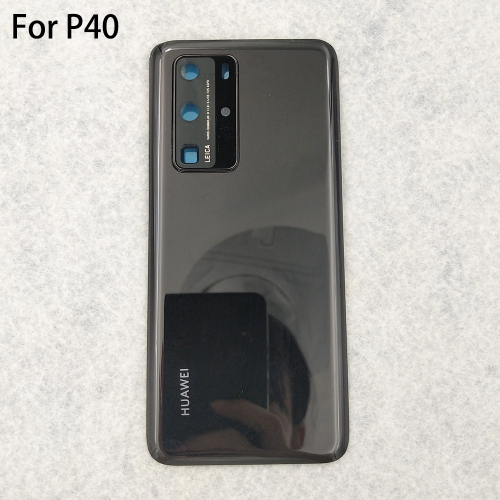 Huawei P40 Pro Battery Cover Back Glass Panel Rear Housing Case For P40pro P 40 Back Battery ...