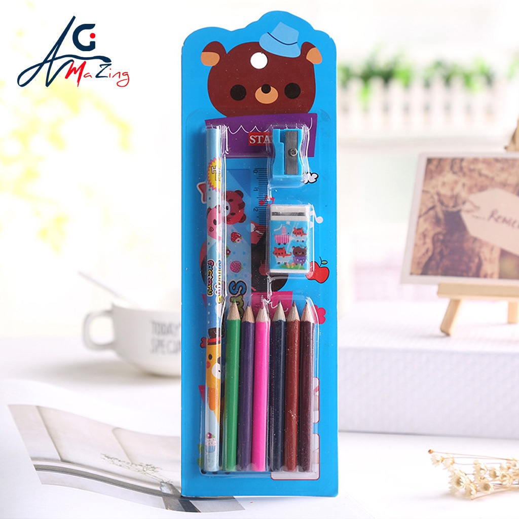 10 in 1 stationery set school set school supplies Small Pack Best Kids ...