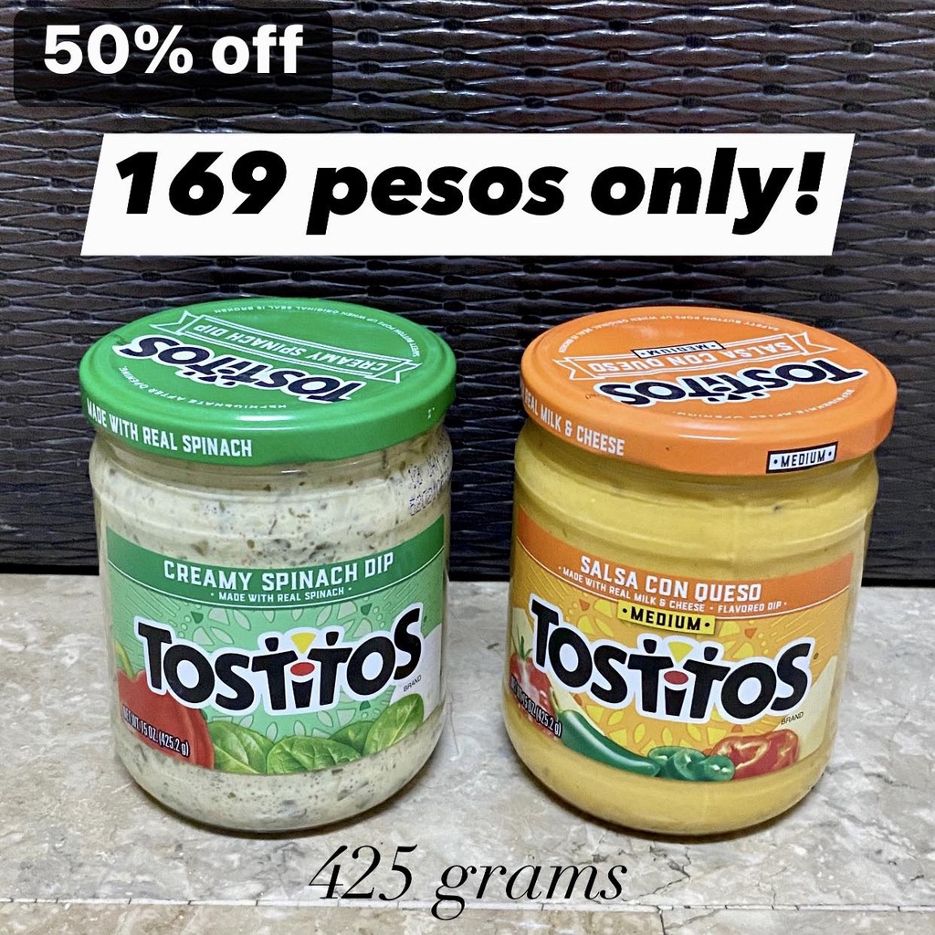 Tostitos Dip Creamy Spinach Dip / Salsa Con Queso (425.2g) | Shopee ...