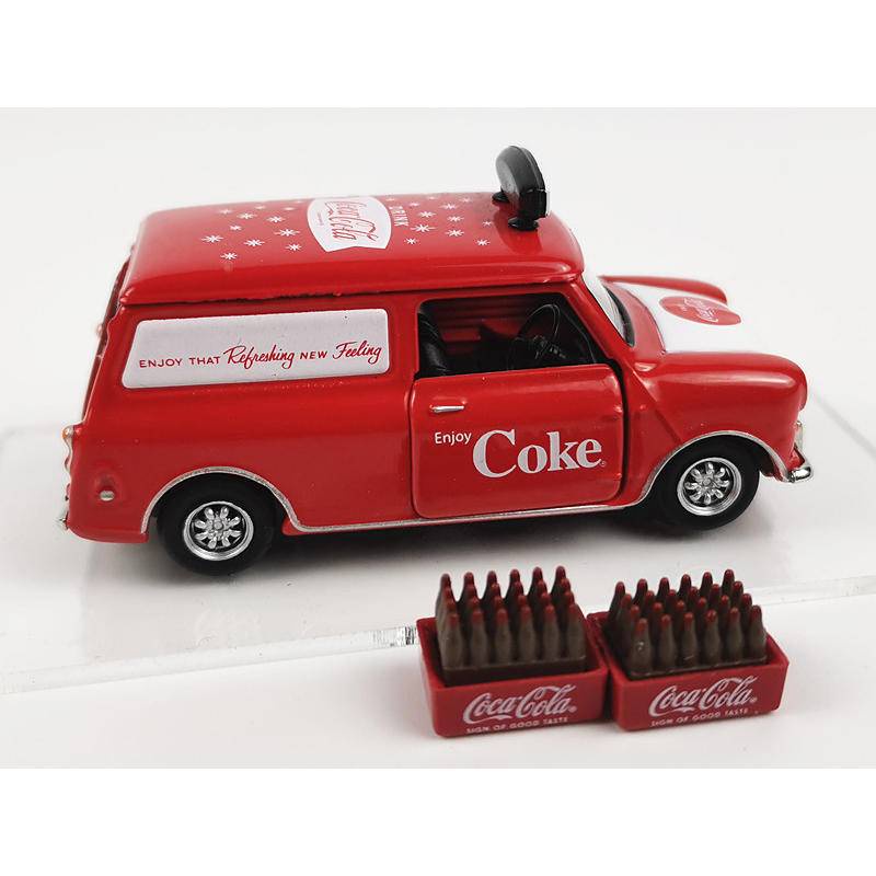 Hong Kong Tiny Coca-Cola Morris Mini 1/50 Diecast Car Modell 008144 ...