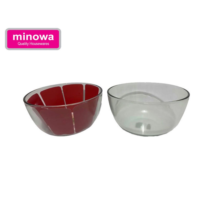 Minowa Glass Bowl, Bowl MIxer 1.800 Ml | Shopee Philippines