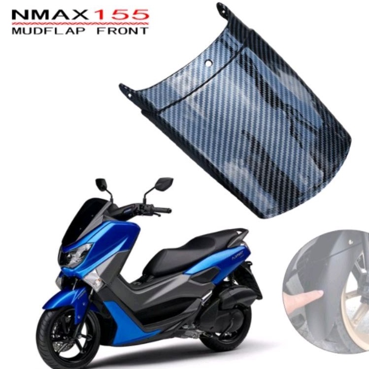 Aerox/Nmax Front Fender Mudguard Splash Extension Carbon | Shopee ...