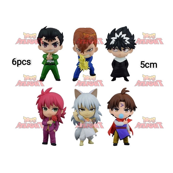 Yuyu Hakusho Ghost Fighter Yusuke Hiei Kurama 6pcs set by Pierrot ...