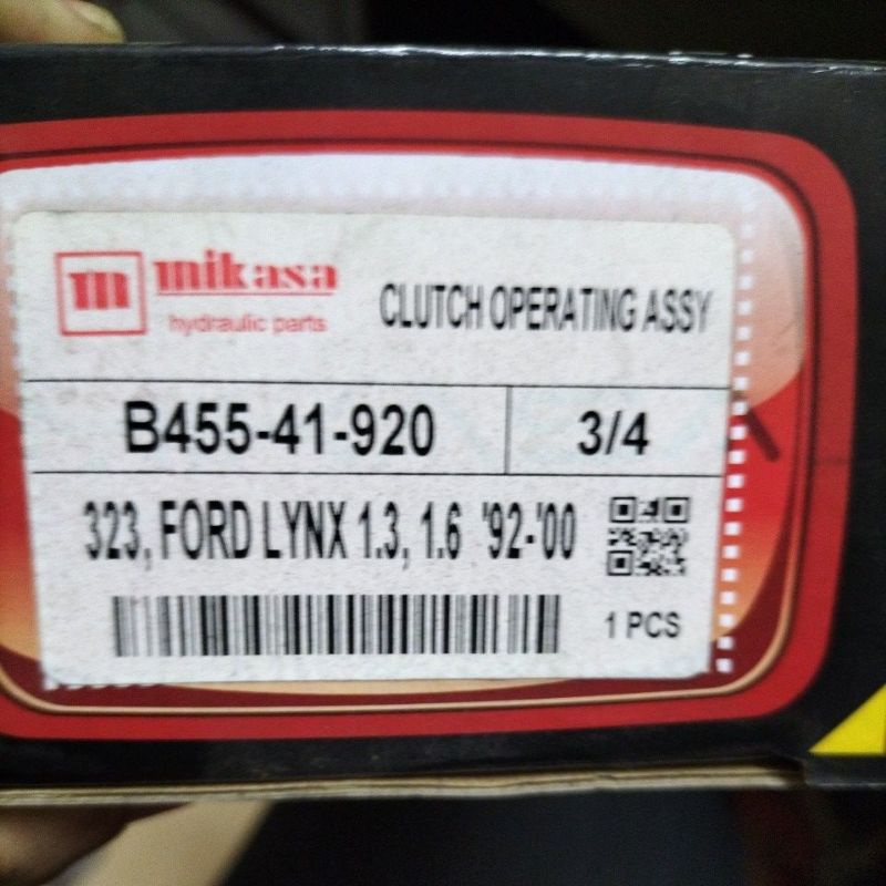 CLUTCH OPERATING ASSY FORD LYNX,MAZDA 323 mikasa B455-41-920 | Shopee Philippines