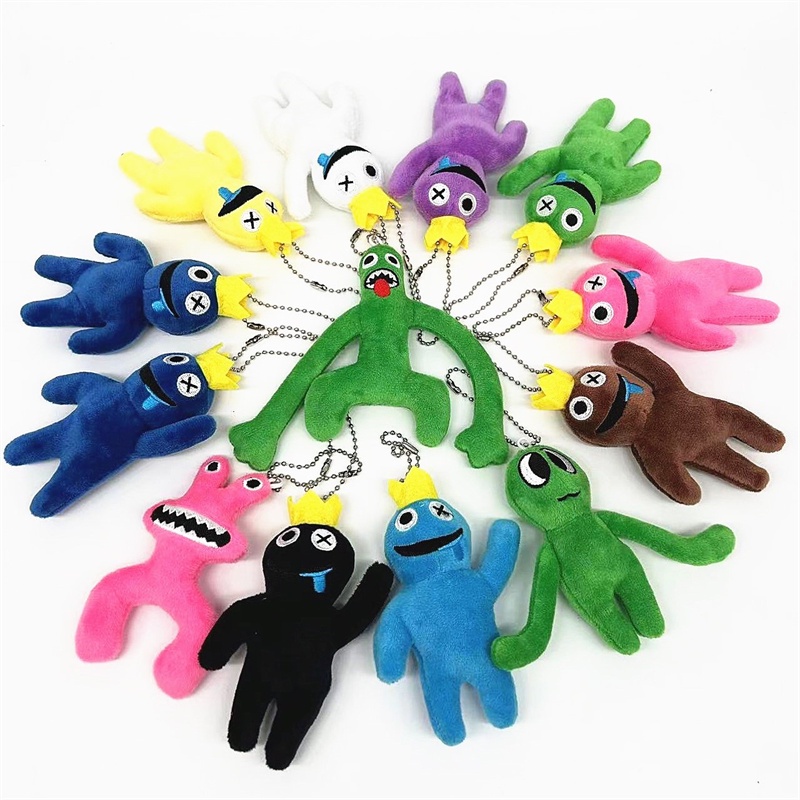 Rainbow Friends Keychain Kawaii Game Role Doll Kids Plush Doll Plush ...