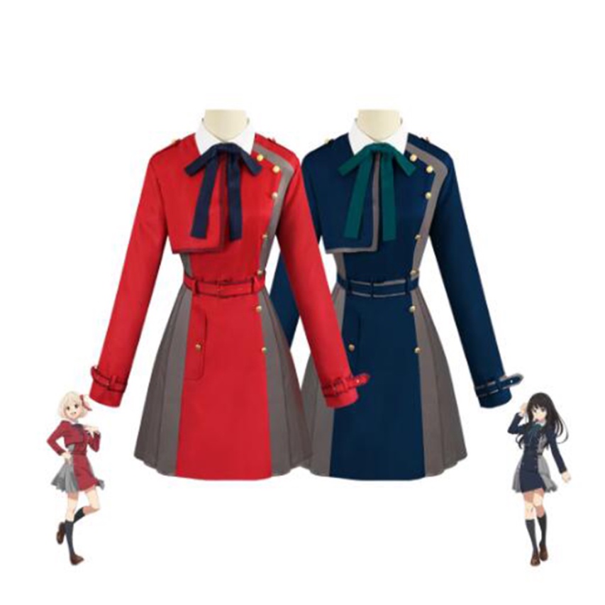 Anime Lycoris Recoil Cosplay Inoue Takina/Nishikigi Chisato Costume ...