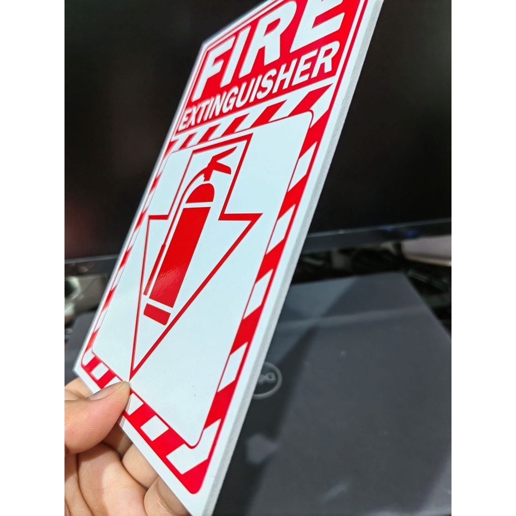 Warning Signage | Fire Extinguisher | Signage | Sintraboard | PET Card ...