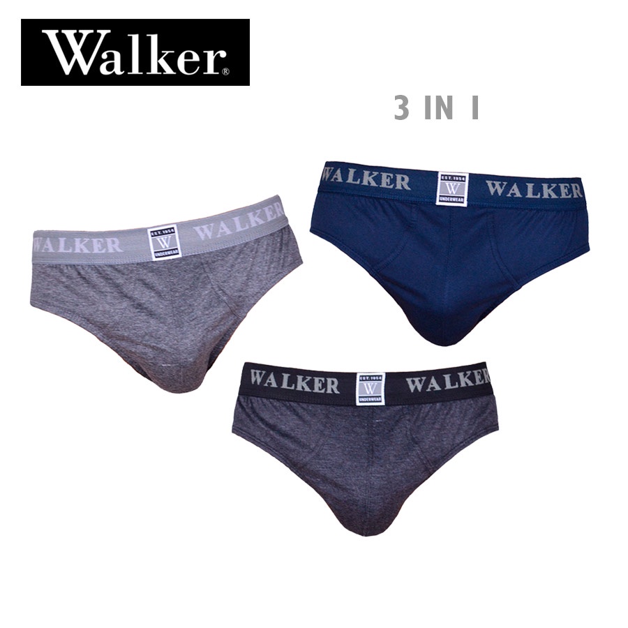 NATHANIEL ARBEEJHEIL WALKER MEN'S BIKINI BRIEF SET COTTON BLEND 3 in 1 ...