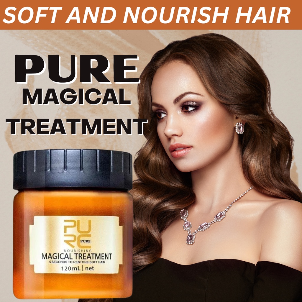 PURE HAIR MAGICAL TREATMENT 120ML | 5 SECONDS TO RESTORE SOFT HAIR ...