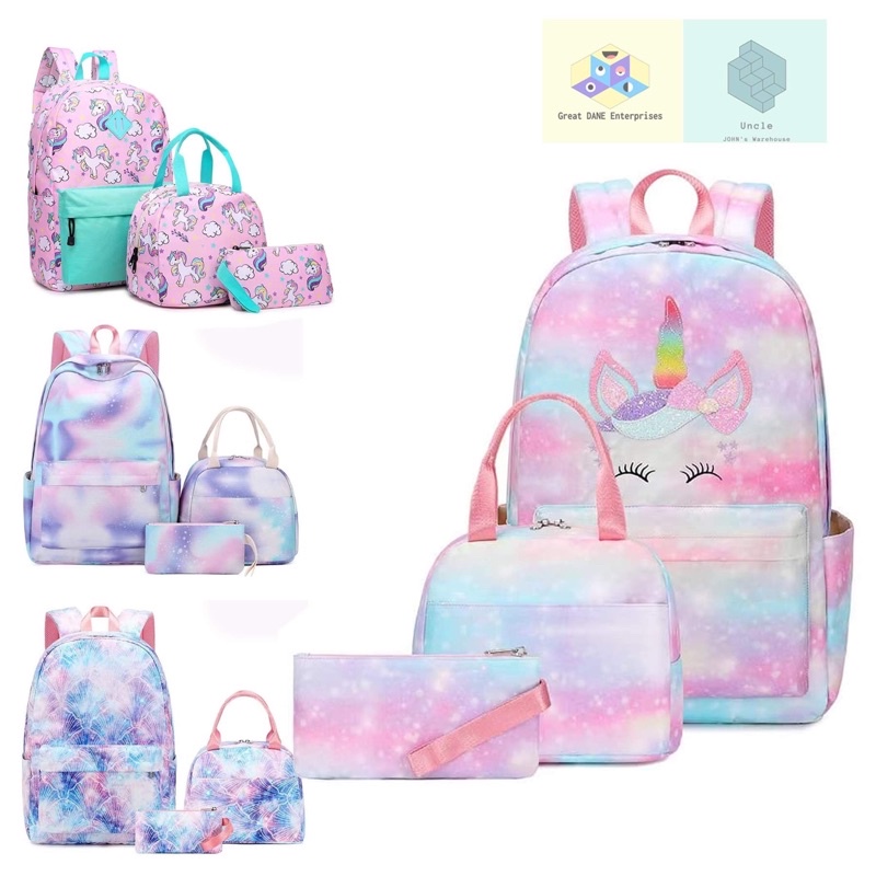 3 in 1 Backpacks / Set School Bags for Kids / Back Pack Set / Insulated ...