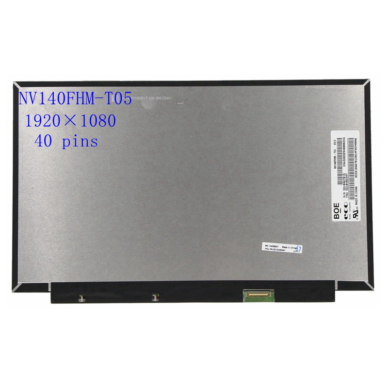 14.0"inch Laptop LCD Touch Screen NV140FHM-T05 B140HAK02.6 B140HAK02.3 ...