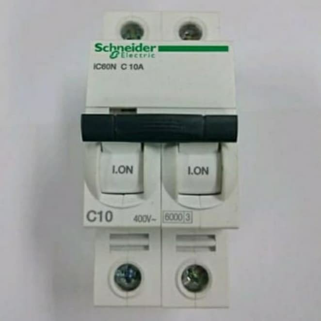 Mcb iC60N Schneider 2P 6A,10A,16A,20A,25A,32A,40A,50A,63A 2 phase 6kA - 6A | Shopee Philippines
