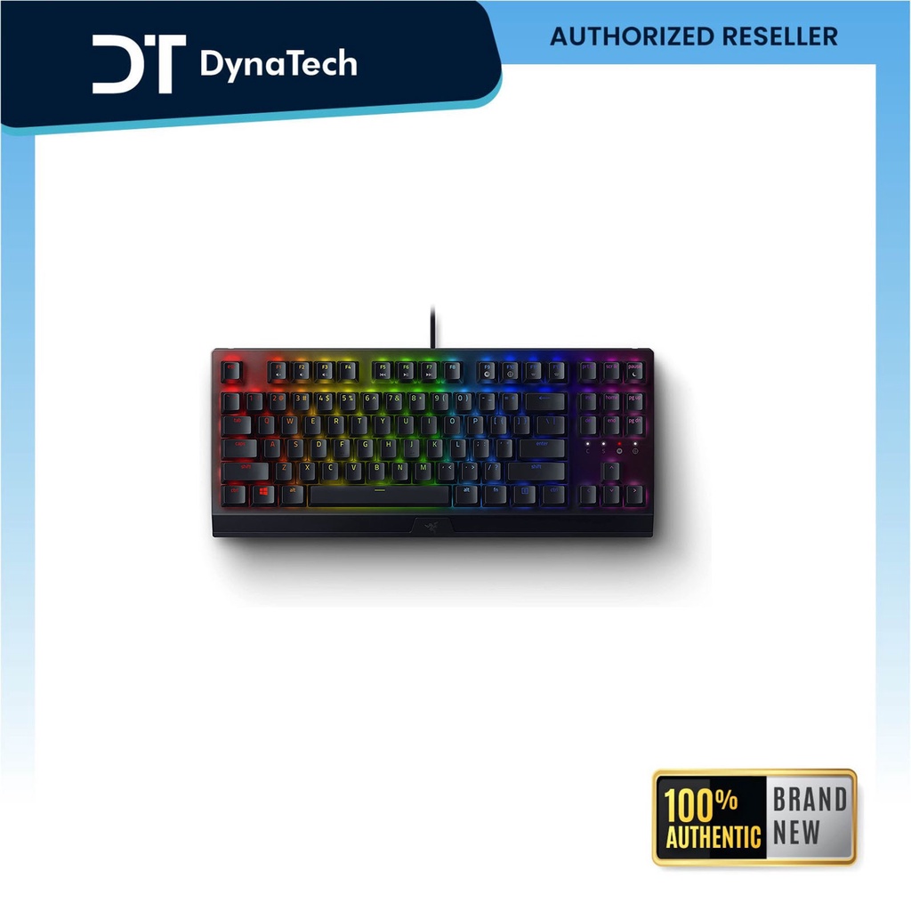 Razer Blackwidow Chroma V3 TKL Compact Mechanical Keyboard [Yellow ...
