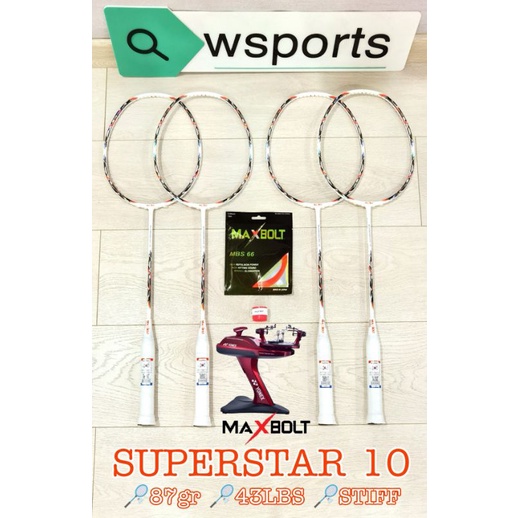 Maxbolt SUPERSTAR 10 Badminton Racket Original | Shopee Philippines
