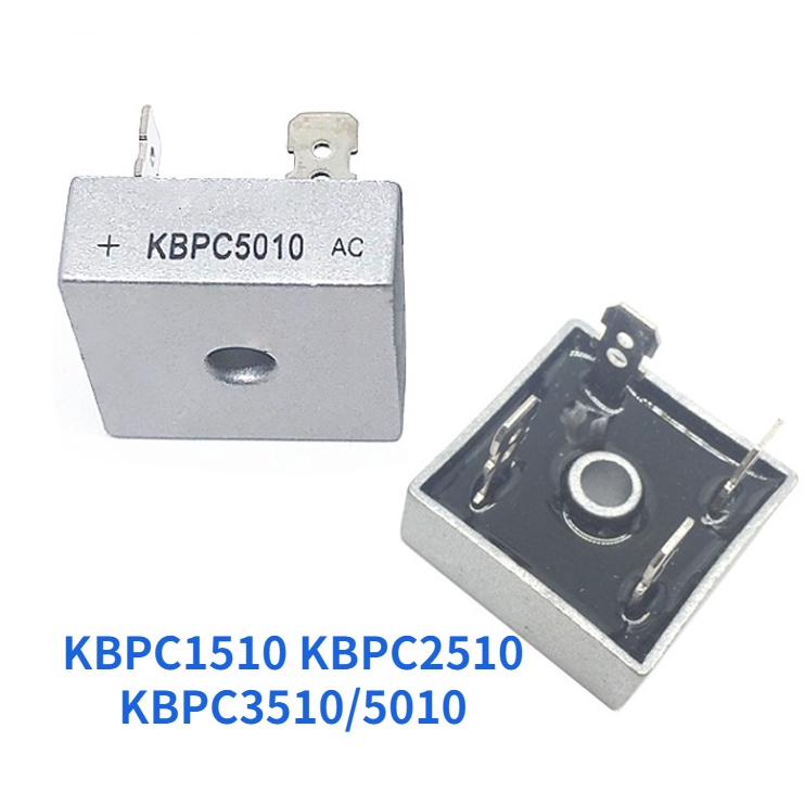 2Pcs KBPC5010 50A 1000V KBPC1510 KBPC2510 KBPC3510 Diode Bridge ...