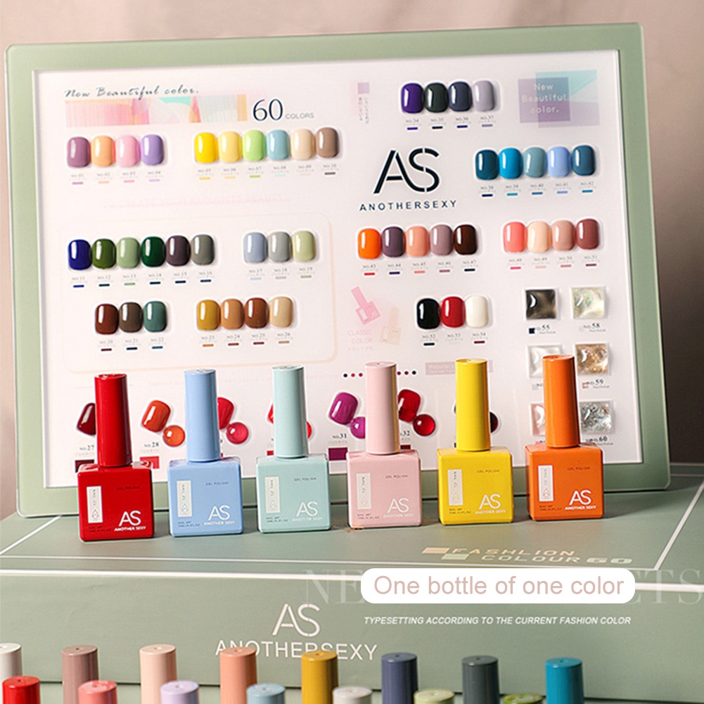 15Ml AS Nail Gel Polish Set One Color Bottle Nail Polish Painting Nail ...