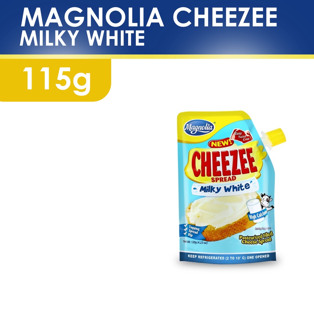 MAGNOLIA Cheezee Milky White 115g Filled Cheese Spread in Pouch; High ...