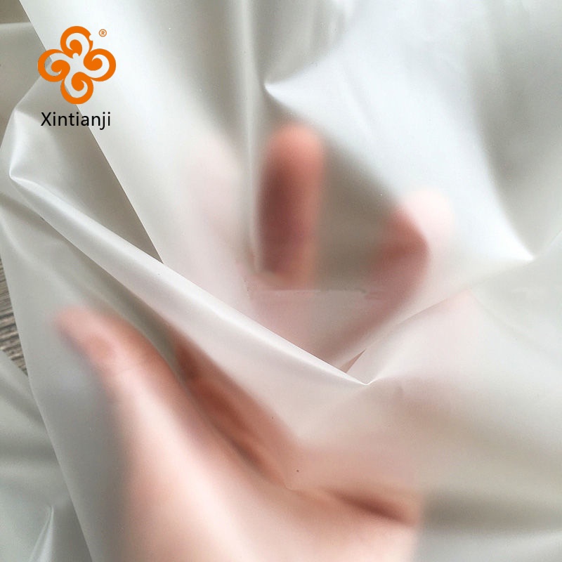 0.22mm Thickness White Transparent frosted translucent matte fabric ...