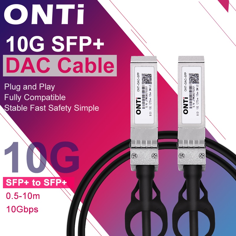 ONTi 10G SFP+ DAC Cable High-Speed Cable SFP+Direct Connection Passive ...