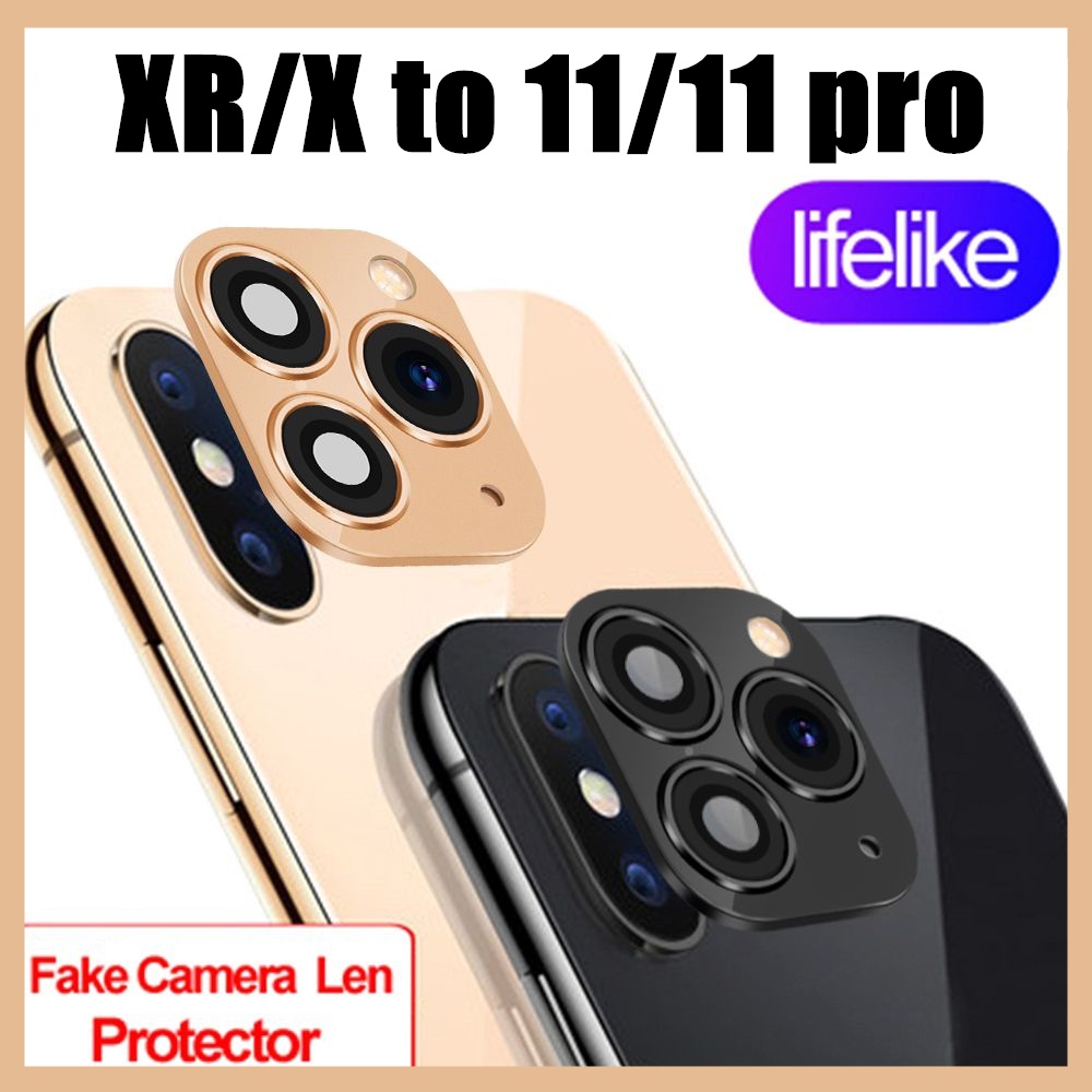 Luxury metal 5th generation camera lens protector For iphone X XS Max ...
