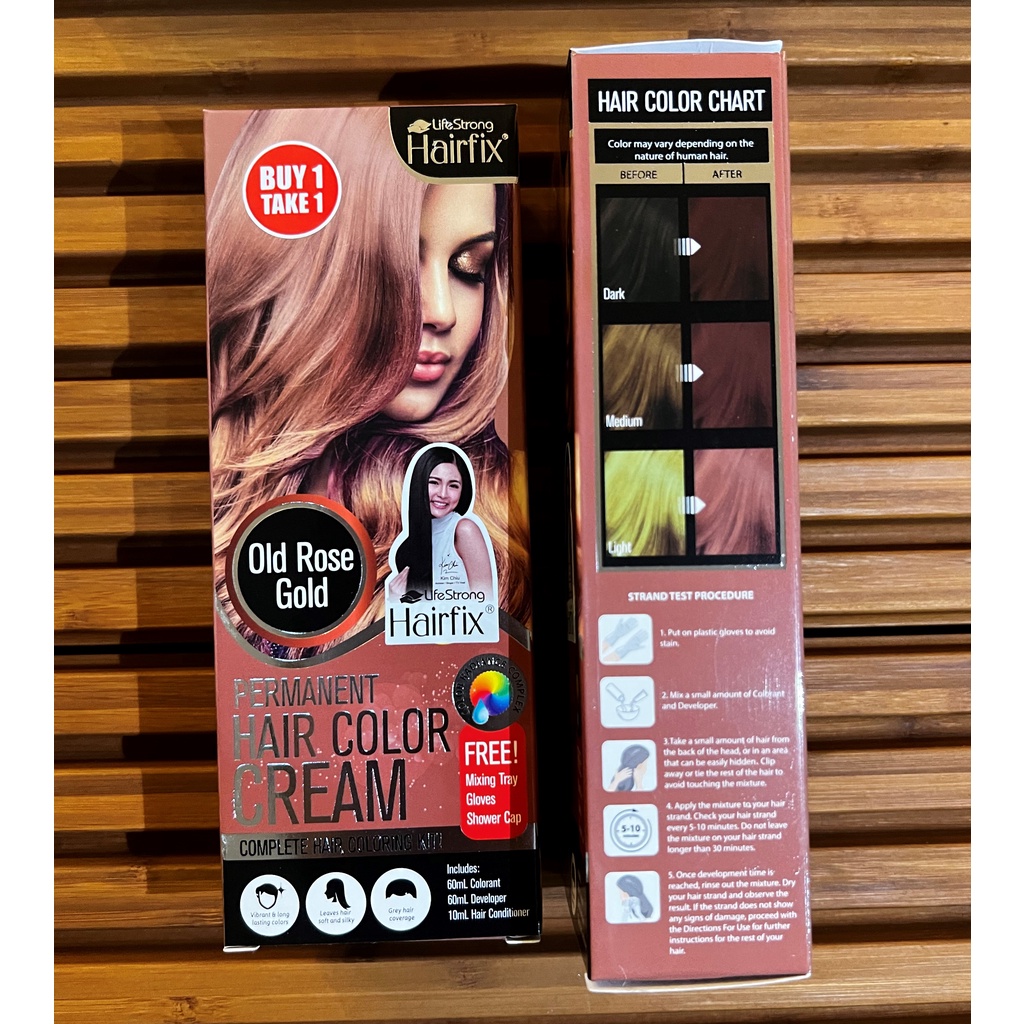 BUY1TAKE1 Hairfix Permanent Hair Color | Shopee Philippines